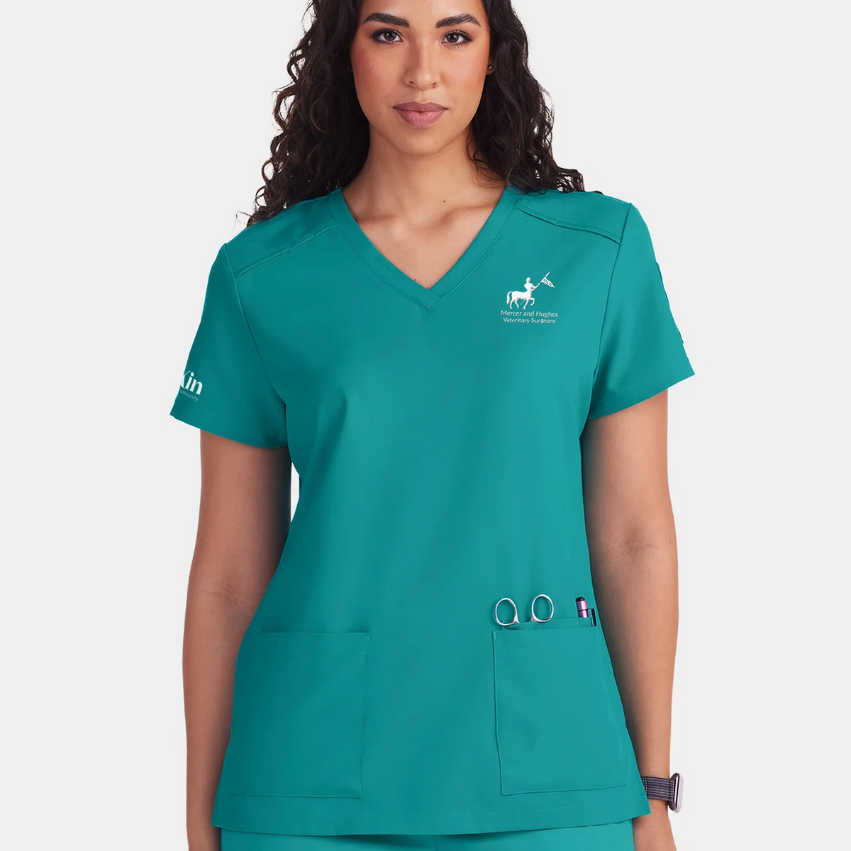 Kin Mercer & Hughes - Koi Cureology Cardi - Teal – Happythreads UK