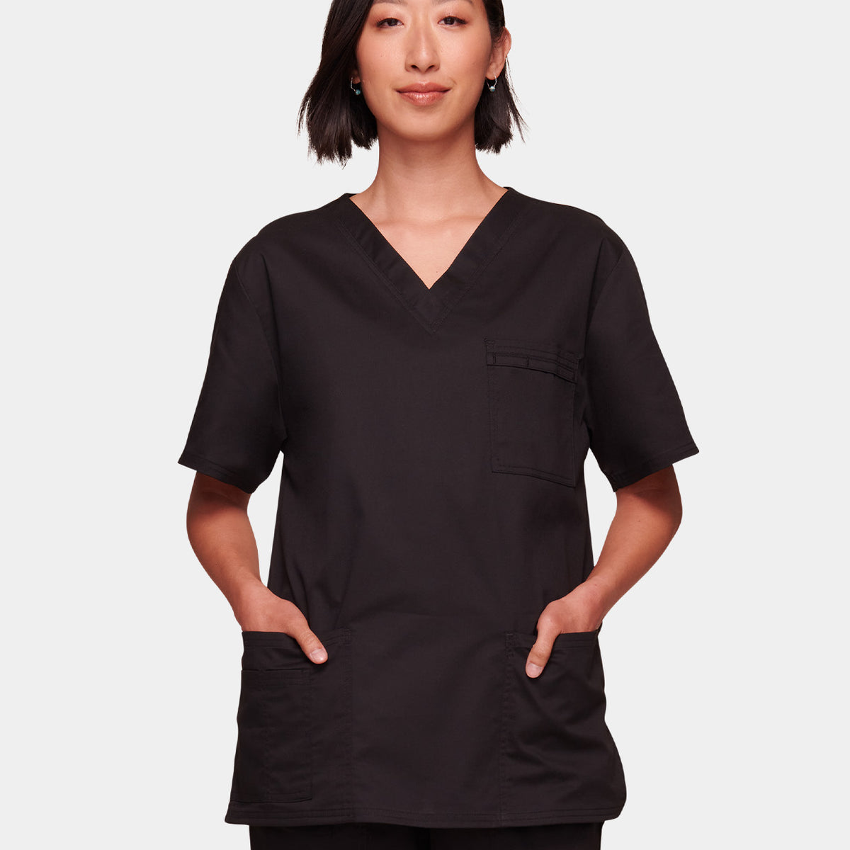 Cherokee Core Stretch Unisex V-Neck Scrub Top WWE4725 – Happythreads UK