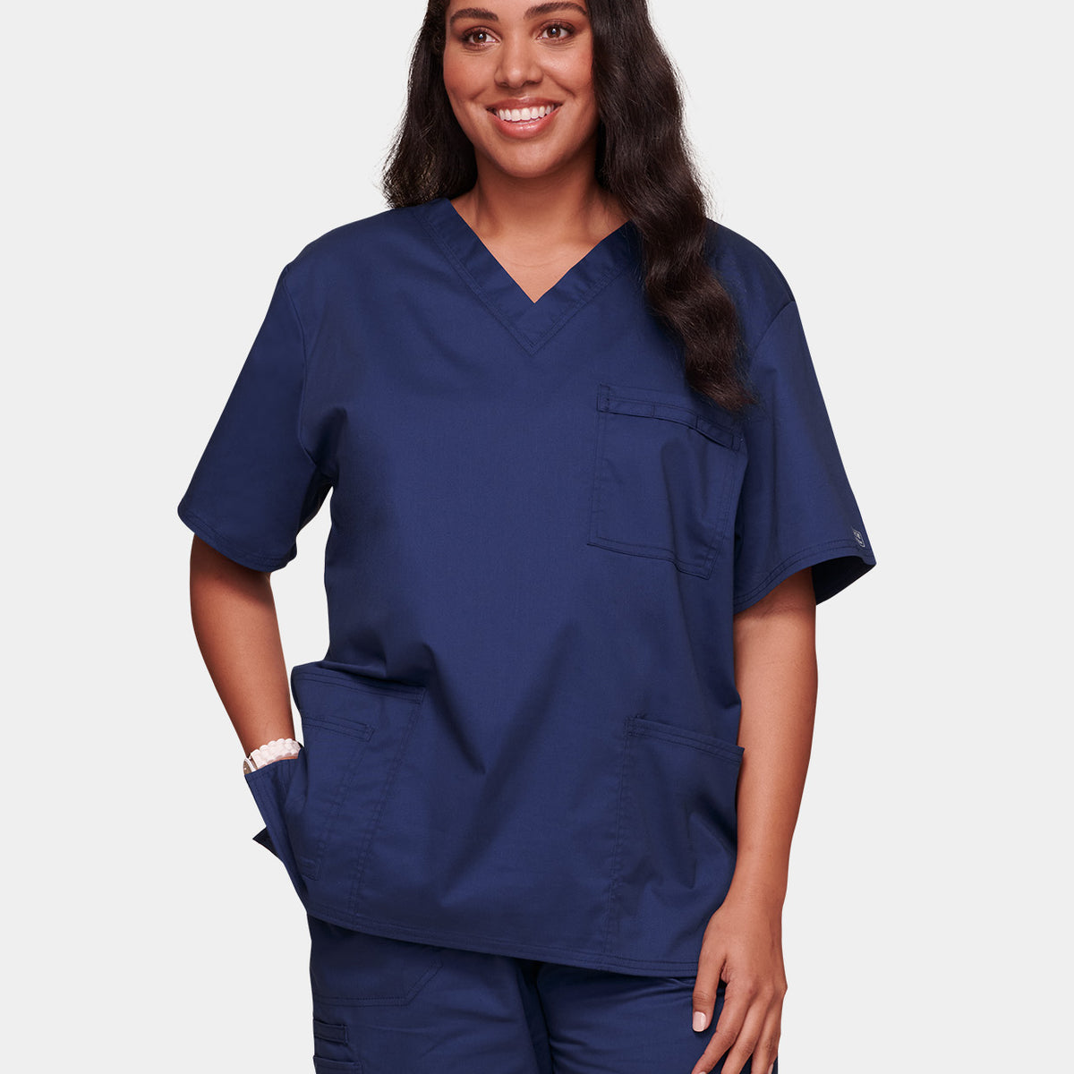 Cherokee Core Stretch Unisex V-Neck Scrub Top WWE4725 – Happythreads UK