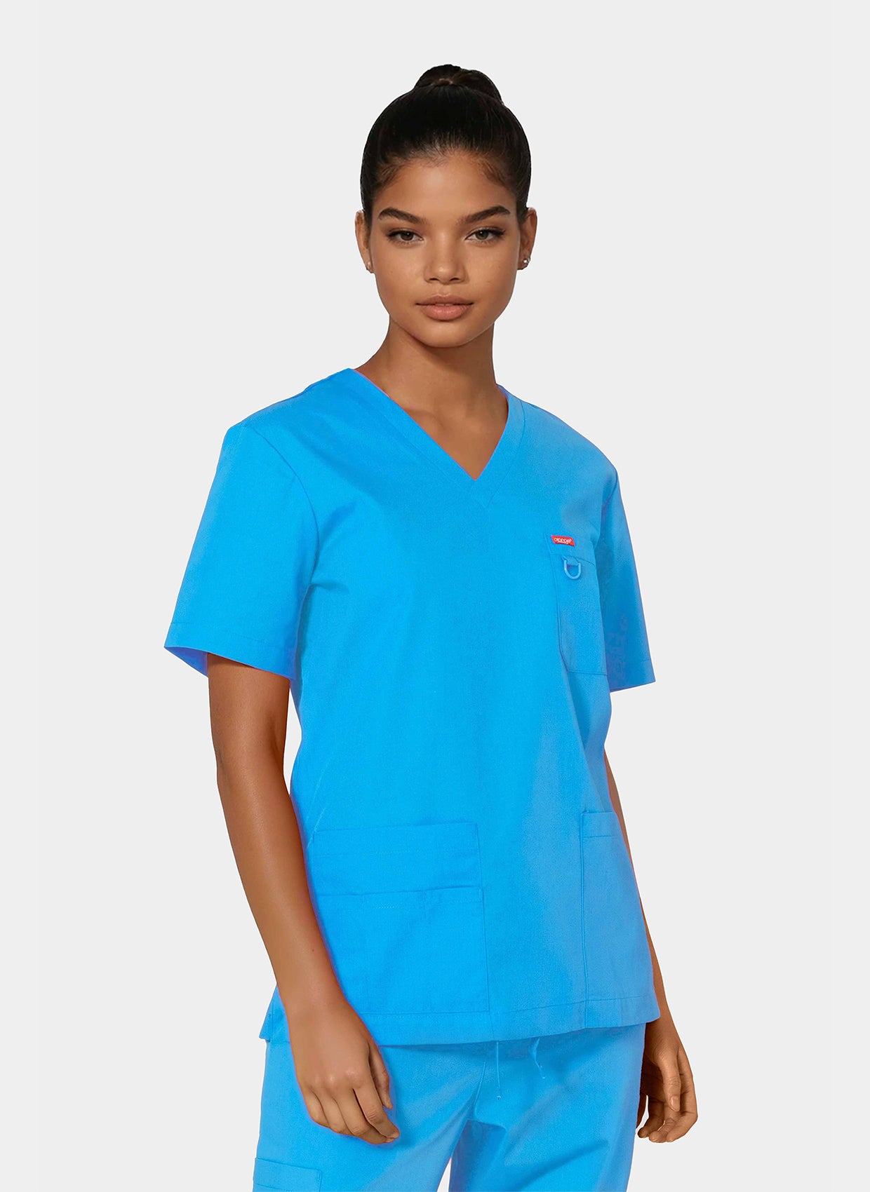 Unisex Orange Standard Balboa Scrub Top - Electric Blue – Happythreads UK