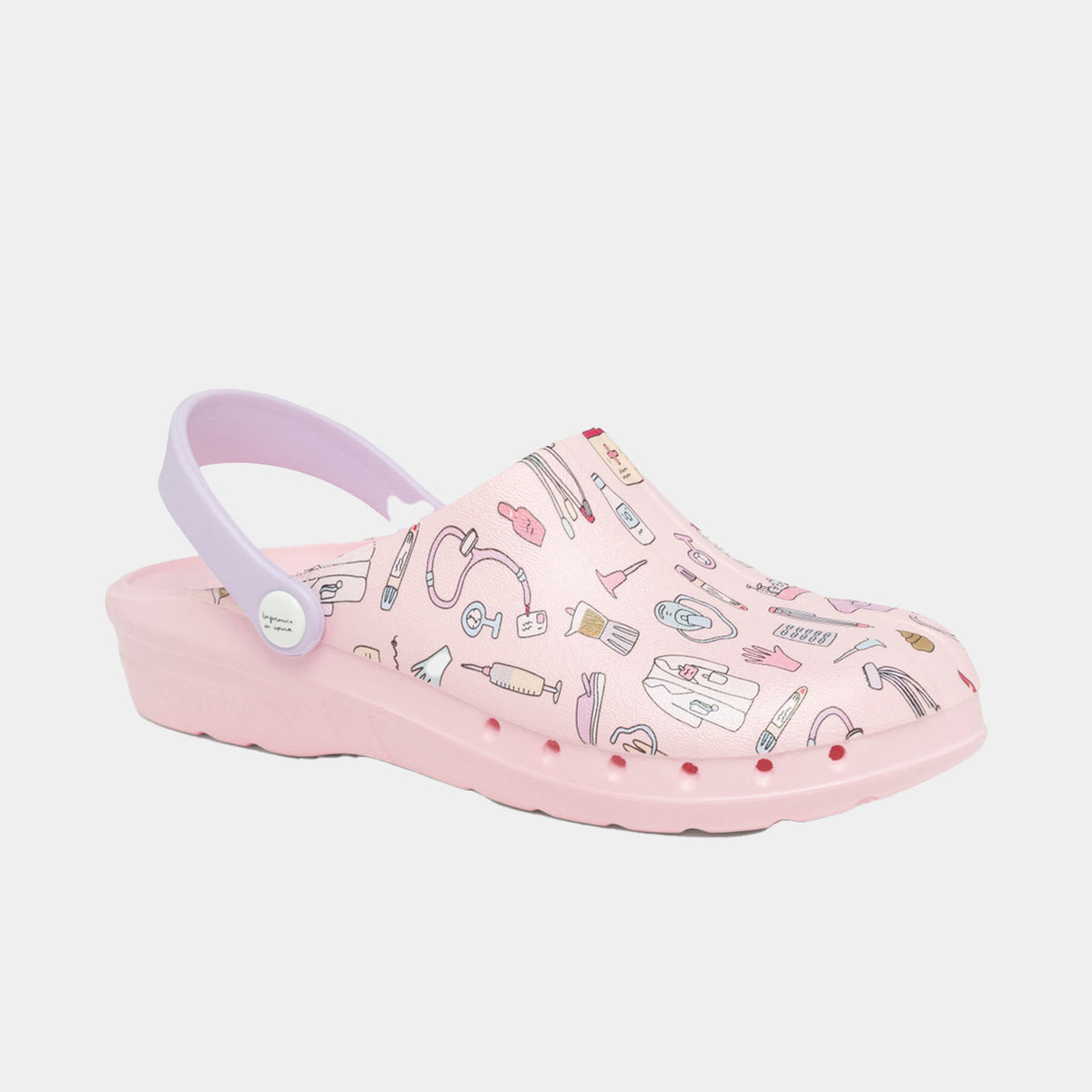 Suecos Oden Fusion Rose Clogs — Anti-Slip Medical Shoes – Happythreads UK