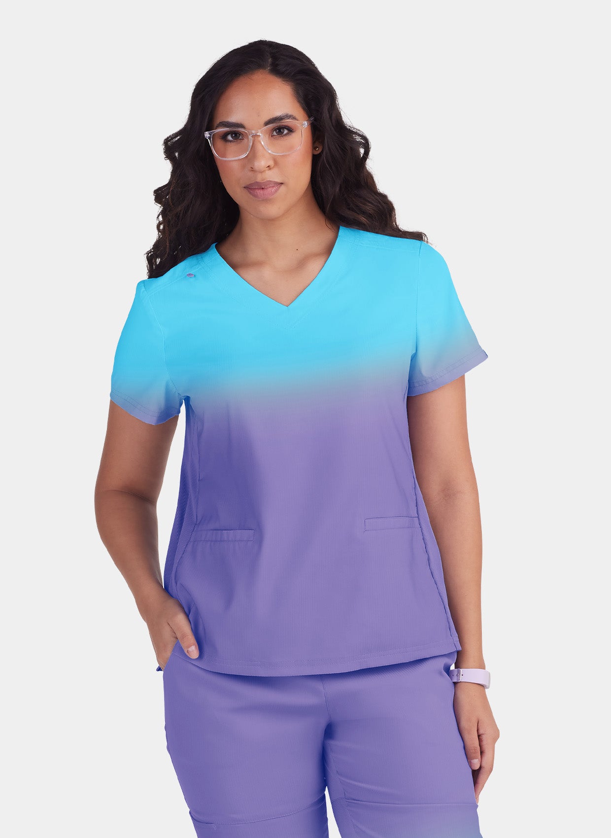 Women's Print Scrub Tops – Happythreads UK