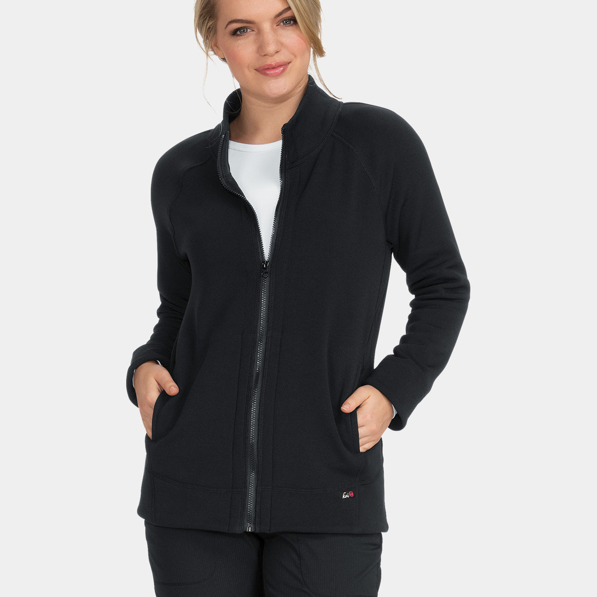 Koi Lite Wellness Women's Fleece Scrub Jacket – Happythreads UK