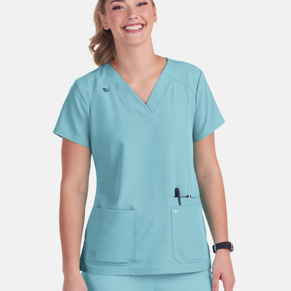 Koi Next Gen Hustle And Heart Women's Scrub Top – Happythreads UK